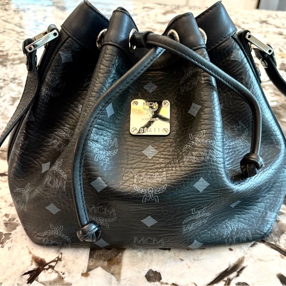 MCM | Bags | Mcm Bucket Bag In Black Made In Germany Dust Bag Included ...